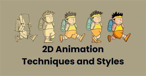 2d Animation Techniques Complete Guide For Best 2d Animation Styles