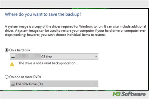 Fix The Drive Is Not A Valid Backup Location On Windows