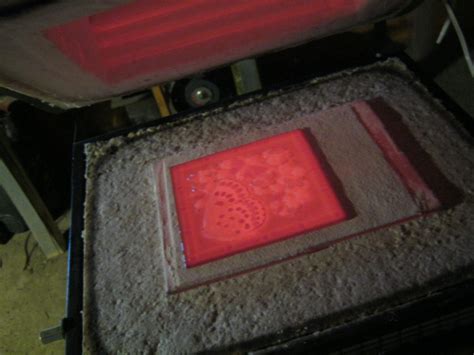 Работа с художественным стеклом Витражная техника фьюзинг — печное сплавление Хабр