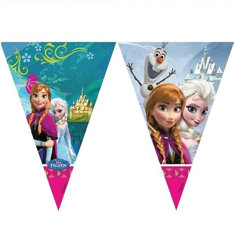 Disney Frozen Party Flag Banner 9 Flags