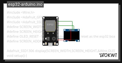 OLED Display Old Wokwi ESP STM Arduino Simulator