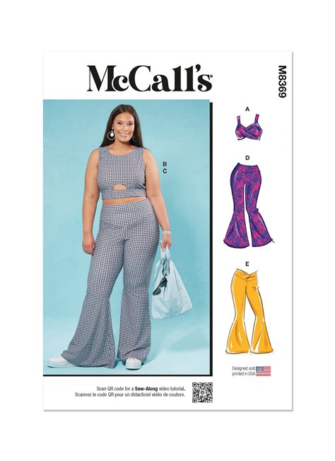 Mccalls 8369 Womens Knit Tops And Pants