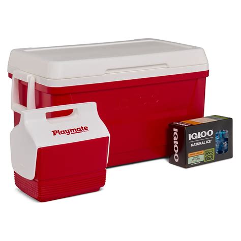 Comprar Hielera Igloo Combo Laguna Rojo Capacidad 45 L 3 Pzas