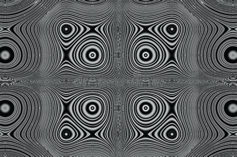 Abstract Black And White Geometric Background Monochrome Illustration