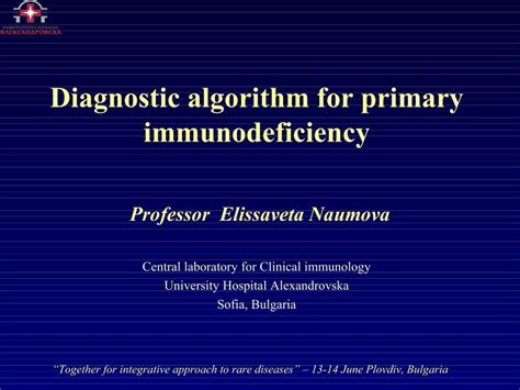 Pdf Diagnostic Algorithm For Primary Immunodeficiency Dokumentips