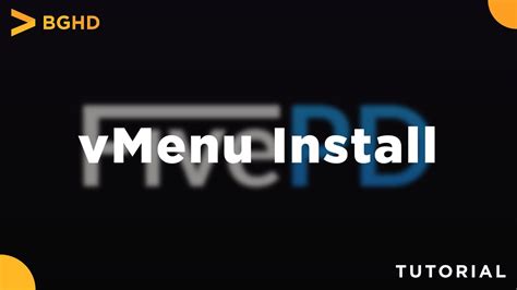 Vmenu Fivem Install Tutorial Youtube