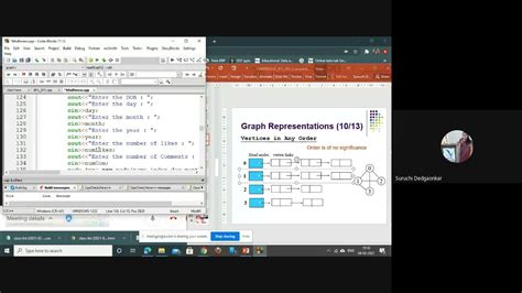 Graph Bfs Dfs Traversal Adjacency List Representation Youtube