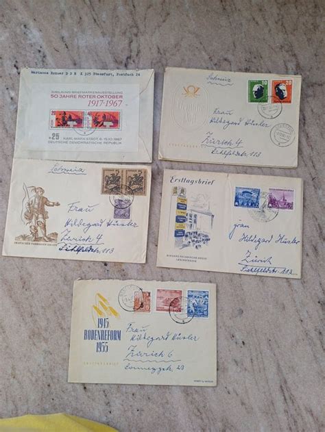 Antike Ddr Briefe Mit Marken Gebraucht In Biberist Für Chf 1 Mit Lieferung Auf Ricardo Kaufen