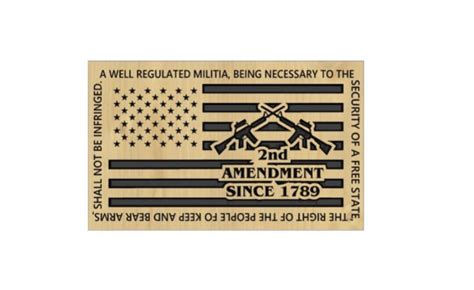 2nd Amendment Svg Eps Flag With Two Ar 15 Rifles Us Flag Eps Support The Second Amendment Svg