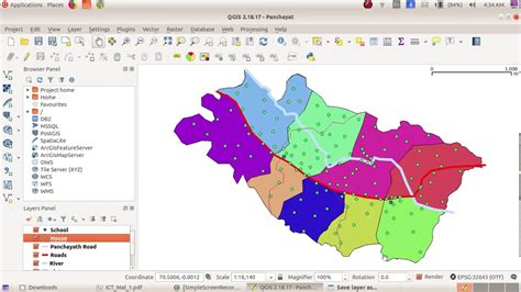 Quatum Gis Inserting New Layer Youtube