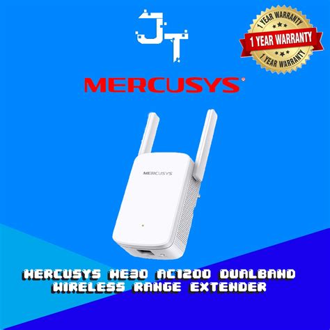 Jual Mercusys Me30 Ac1200 Dual Band Wireless Range Extender Repeater Shopee Indonesia