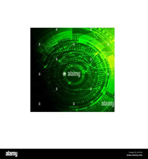 Vector Abstract Green Technical Background Stock Vector Image And Art Alamy