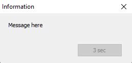 Pascalscript Make Unclickable OK Button On Inno Setup MsgBox And