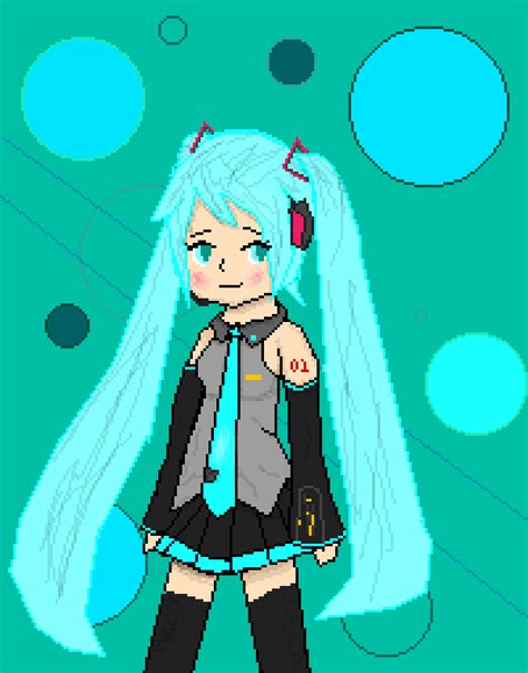 Pixilart Hatsune Miku By Blissblazed01 Pixilart Hatsune Miku By Blissblazed01