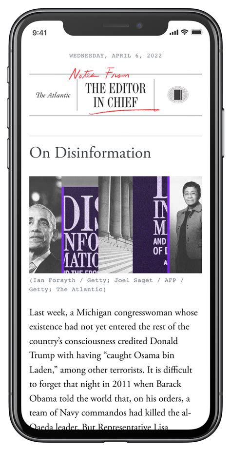 Notes From The Editor In Chief The Atlantic