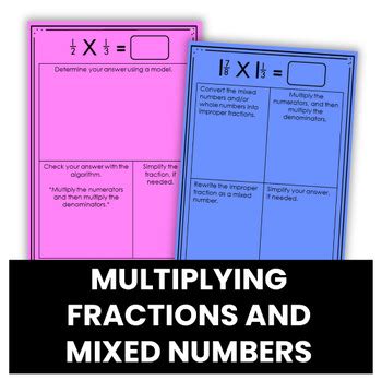 Multiplying Fractions Mixed Numbers Computation Intervention