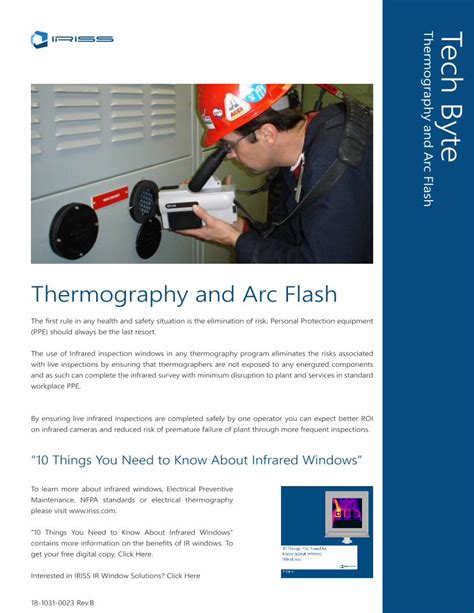 pdf tech byte electrical maintenance safety · pdf filethermography