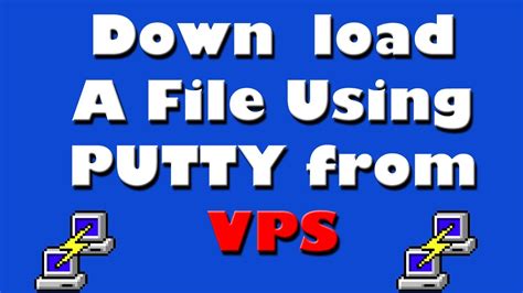 Download A File Using Putty Youtube