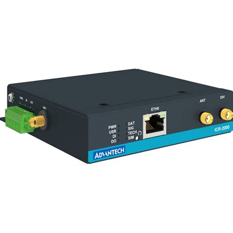 Icr 2031w Advantech Lte Cat 4 Mobilfunkrouter Mit 802 11n Wi Fi Bellequip