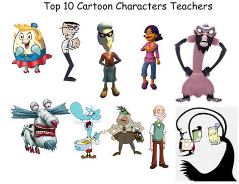 Top 10 Cartoon Characters Teachers By Briancabillan On Deviantart