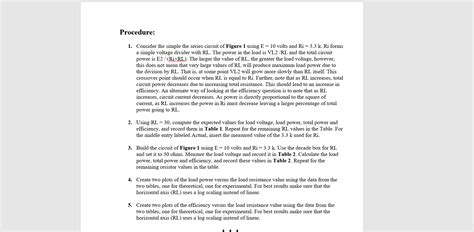 Solved Procedure Consider The Simple The Series Circuit Chegg