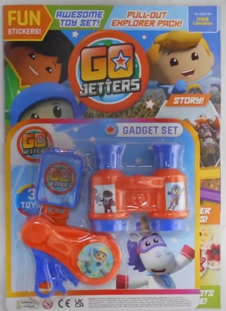 Cbeebies Go Jetters Magazine 88 2024 Puzzles Colouring Stories Gadget Set £13 49 Picclick Uk