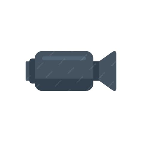 premium vector camera icon flat vector web interface video audio isolated