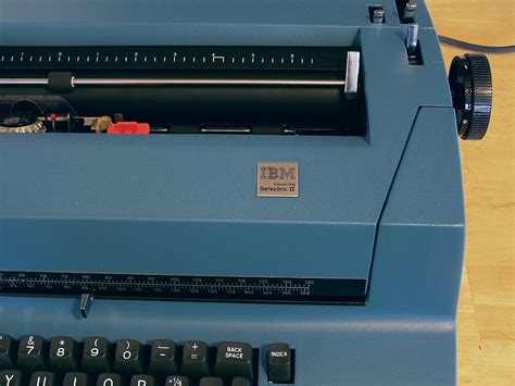 IBM Selectric Typewriters IBM Selectric II In Classic Blue SOLD