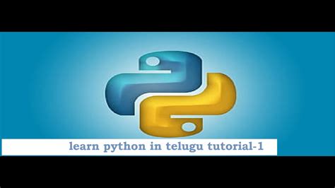 Learn Python In Telugu Tutorial 1viralvideo Python Pythonprogramming Programming Computers