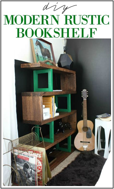 Rustic Bookshelf Easy Diy Bookcase For Beginners