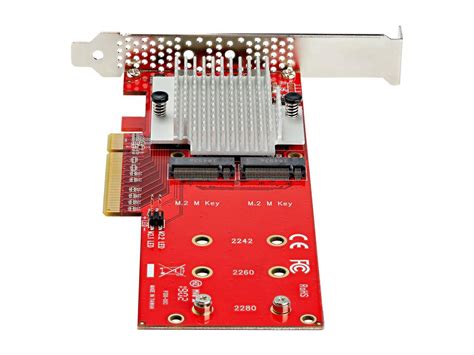 StarTech Com PEX M E X Dual M PCIe SSD Adapter PCIe PCI