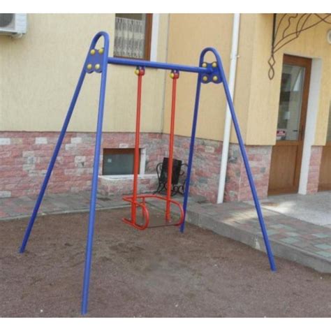Качеля детская уличная одинарная металлическая добротная купить в ...