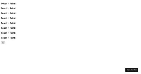 React Easy Print And Parsejsx Codesandbox