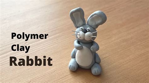 How To Make A Polymer Clay Rabbit Bunny Youtube