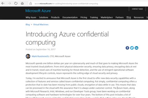 Microsoft Intros Azure Confidential Computing Converge Digest