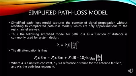 Path Loss And Shadowing Pptx