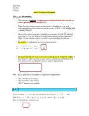 Unit 1 Problem Set Doc MAT2051 Leo Kai 7 19 20 U01a1 Problem Set Template How To Use The
