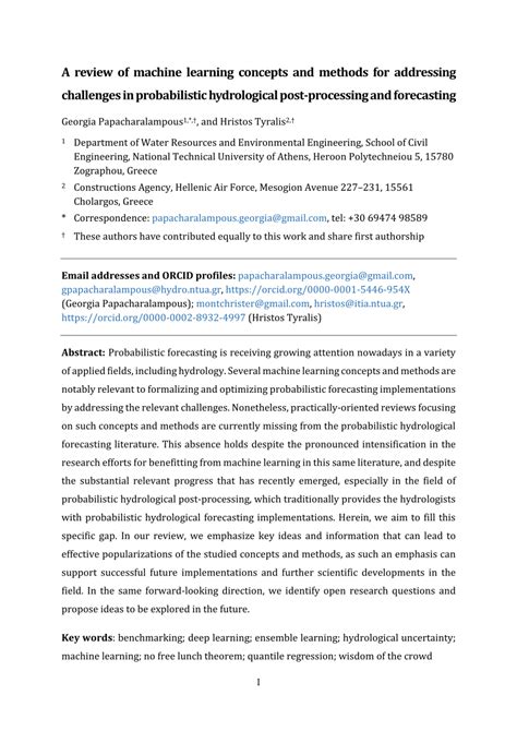 Pdf A Review Of Machine Learning Concepts And Methods For Addressing Challenges In