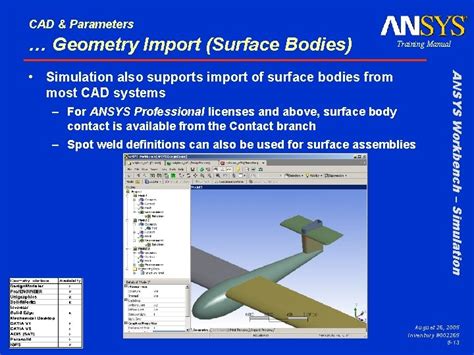 Chapter Nine Cad Parameters Cad Parameters Chapter Overview
