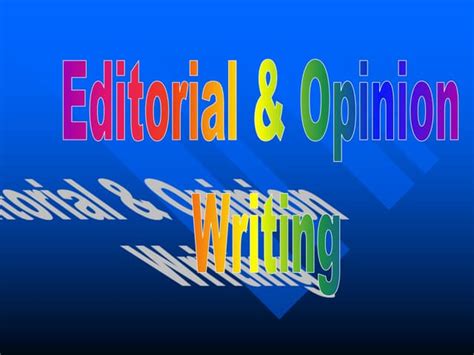 Editorial And Columnppt