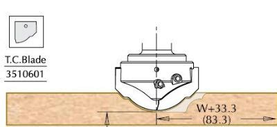 CNC Multi Profile Router Bits For Cabinet Doors Second Pass