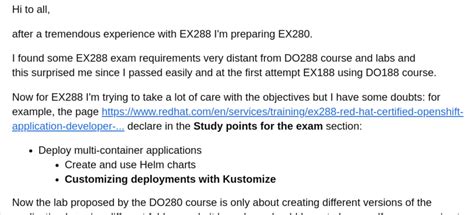 Solved Ex280 Objectives And Do280 Preparation Red Hat Learning Community