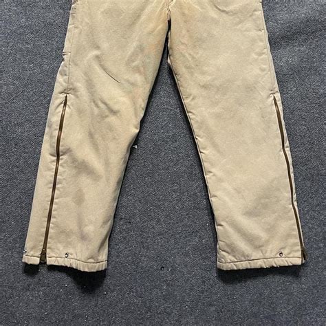 Vintage Vtg Tan Dickies Work Wear Jumpsuit Crazy Depop