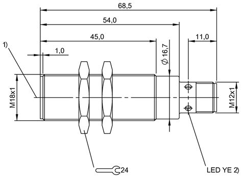BOS001Y BOS 18M PO 1XB E5 C S4 Diffuse Sensors BALLUFF USA