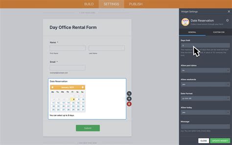 Date Reservation Form Widgets Jotform Date Reservation Form Widgets Jotform