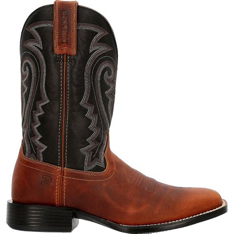 Durango Mens Westward Western Boots Free Shipping At Academy