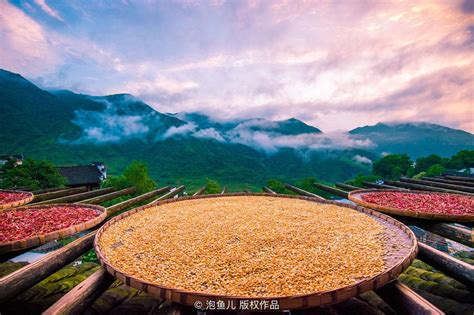 期待雨后初晴的篁岭夏日晚霞 搜狐大视野 搜狐新闻