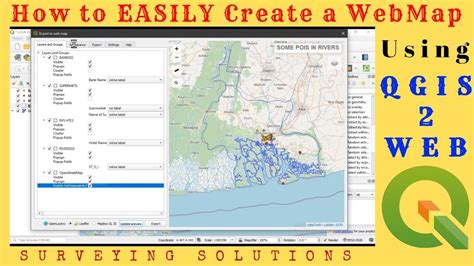 Qgis2web Tutorial Create Webmap Using Qgis2web Youtube