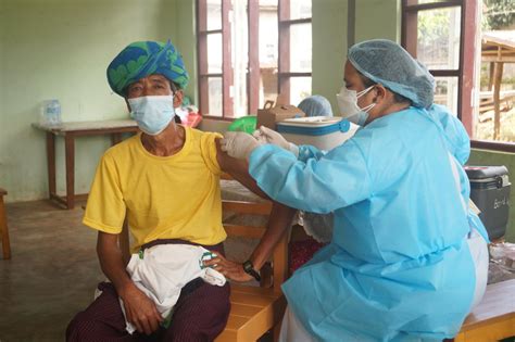 အသက် ၁၈ နှစ်အထက် ကာကွယ်ဆေးမထိုးရသေးသည့်ပြည်သူများ ပဥ္စမအသုတ် ပထမ အကြိမ် ကိုဗစ် ၁၉ရောဂါ ကာကွယ