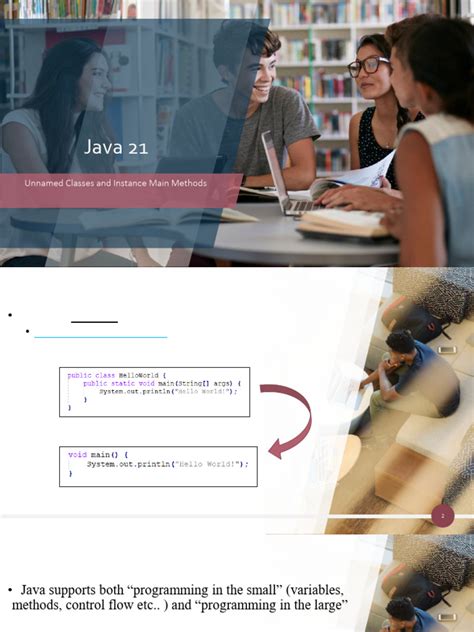 Java21 Unnamed Classes And Instance Main Methods Pdf Class Computer Programming Programming